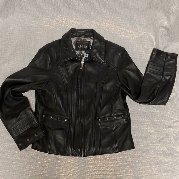 Adler | Jackets & Coats | Adler Leather Jacket | Poshmark